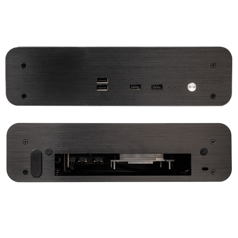 AKASA EULER XT A-ITX26-M1BV2 HTPC case ITX Alloggiamento A-ITX26-M1BV2 ...
