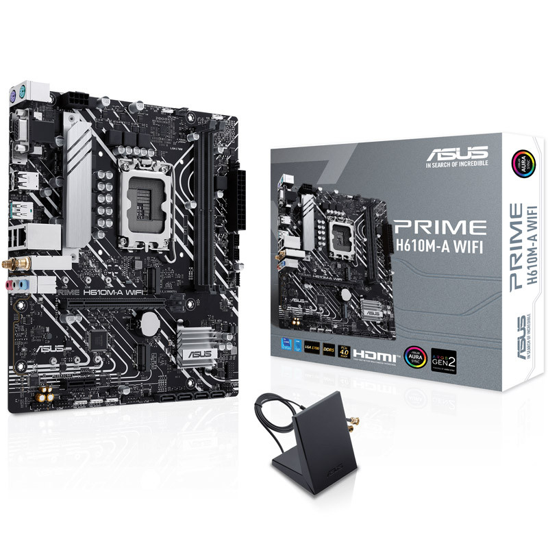ASUS Prime H610M-A WIFI, Intel H610 Mainboard - Sockel 1700, DDR5 | CASEKING.de