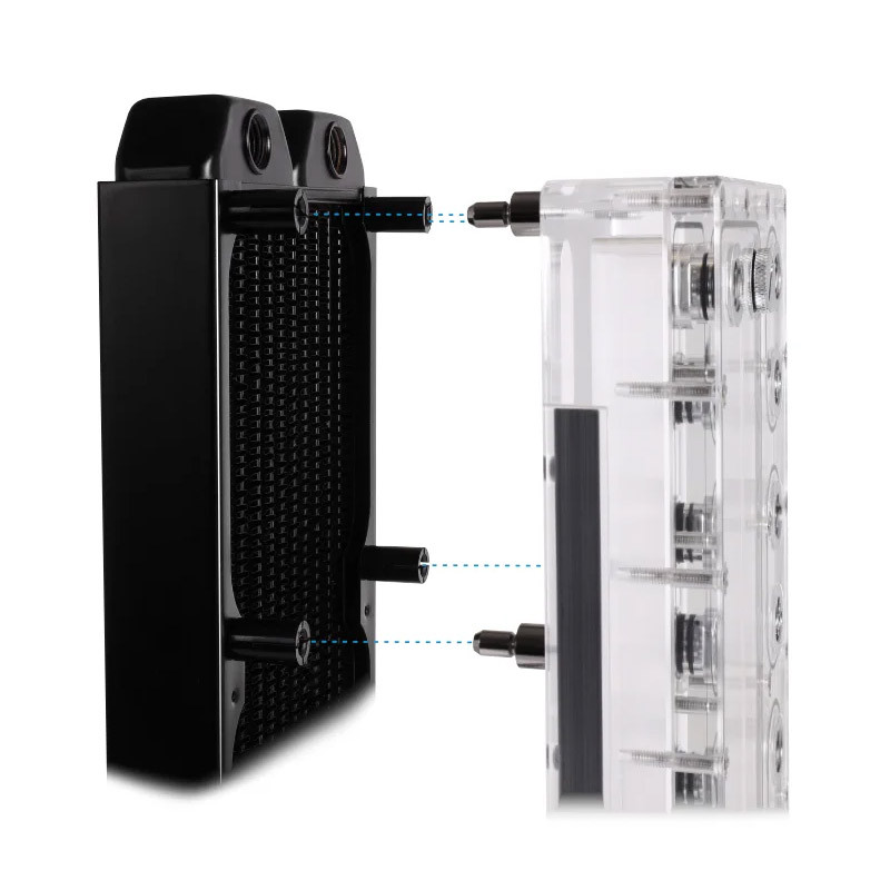 Alphacool Core Push Mounting 25 mm M3/M4/UNC 6-32 Set 4-Pack | CASEKING.de